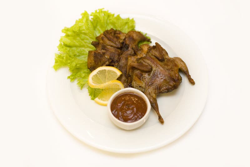 Pot Roasted Partridge With Rosti Potato Stock Photo - Image of cooking ...