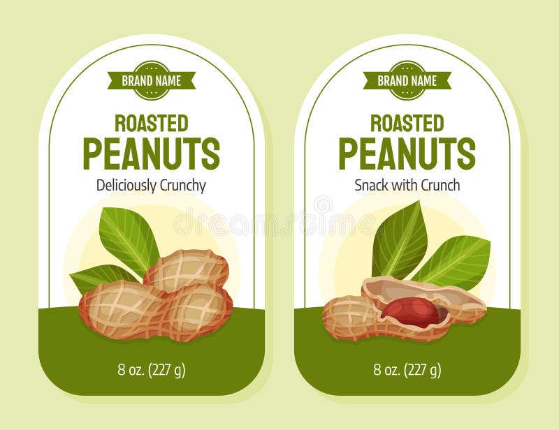 Peanut Label Design Stock Illustrations – 2,069 Peanut Label Design ...