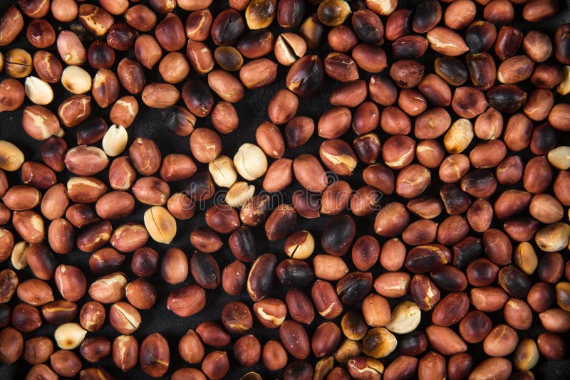 Roasted Peanuts in a Frying Pan Stock Photo - Image of organic ...