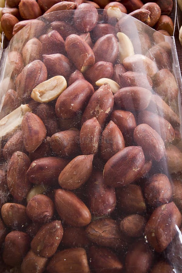 Peeled Raw Peanuts Food Background Stock Image - Image of peeled ...