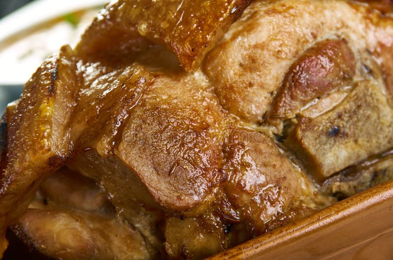 Roasted Pernil stock image. Image of pork, cook, pernil - 140007565