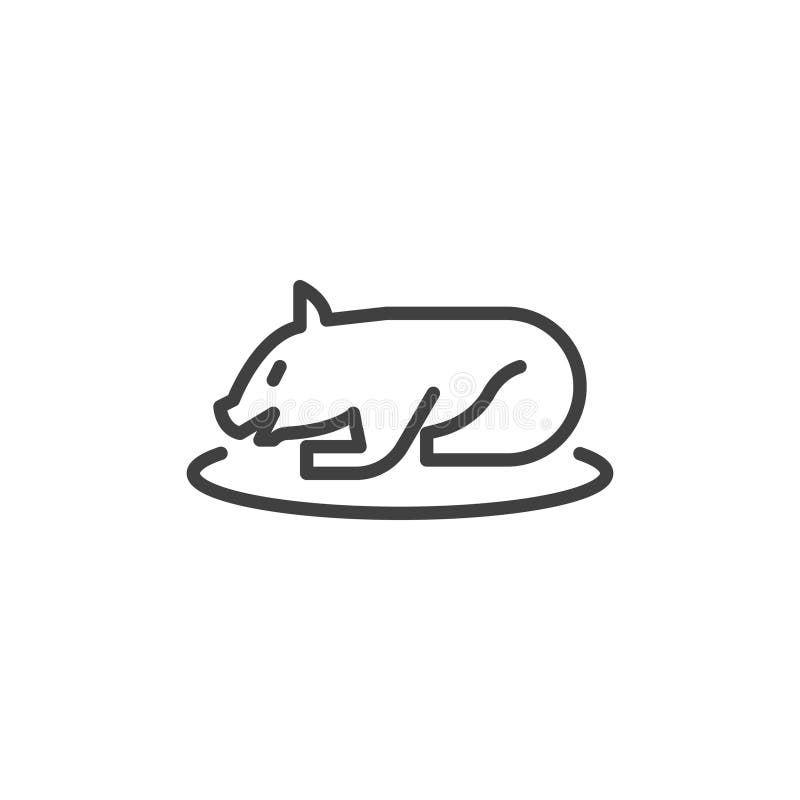 Roasted pig line icon stock vector. Illustration of pork - 288919525 Roasted pig line icon stock vector. Illustration of pork - 288919525