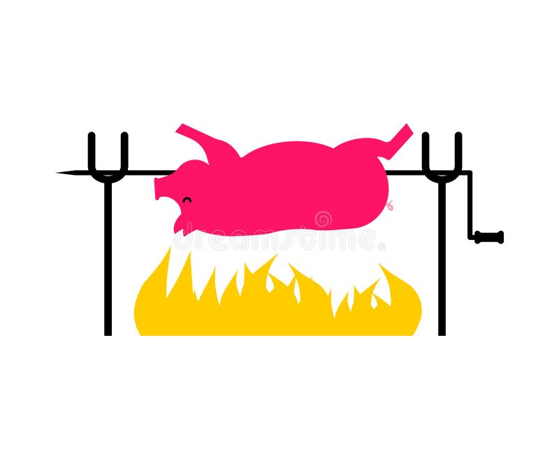 Spit Roasting Stock Illustrations – 60 Spit Roasting Stock ...