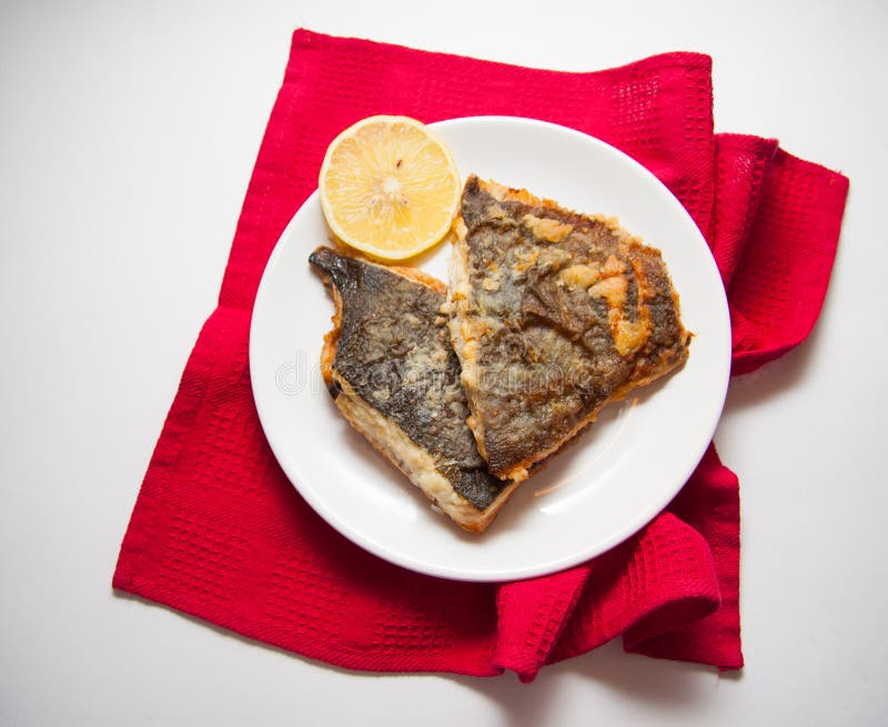 Roasted plaice stock image. Image of dinner, dish, fried - 63071955