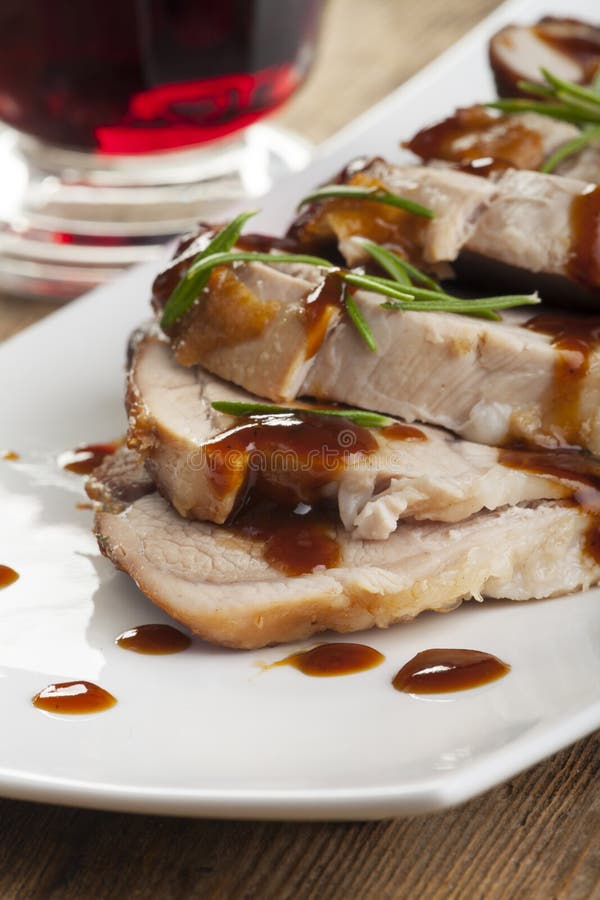 Roasted pork dish stock photo. Image of meal, pork, food - 33707634