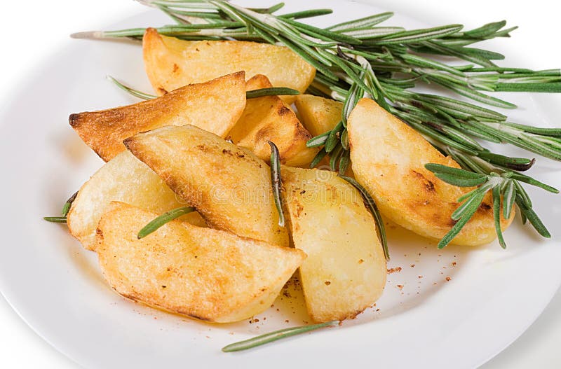 Roasted potatoes vertical stock image. Image of vegetables - 13422995