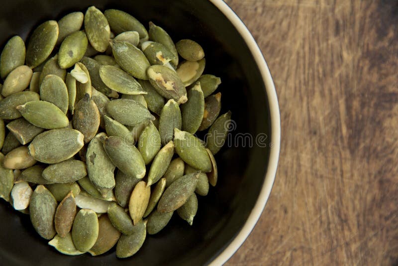 Roasted pumpkin kernels stock photo. Image of delicious - 24186324