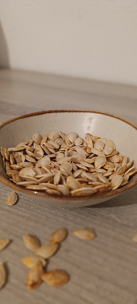 Roasted Pumpkin Seeds for Snacking Food Stock Image - Image of food ...