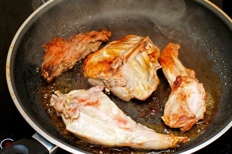 Roasted rabbit stock image. Image of ingredients, food - 19777217