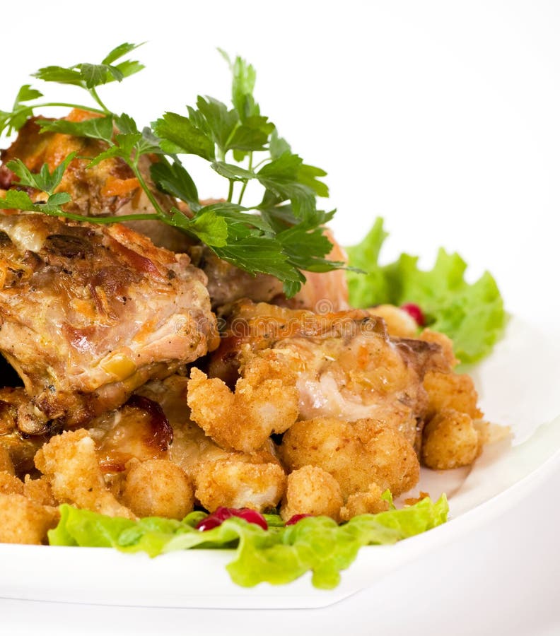 Roasted rabbit stock photo. Image of health, diet, cooked - 27978196