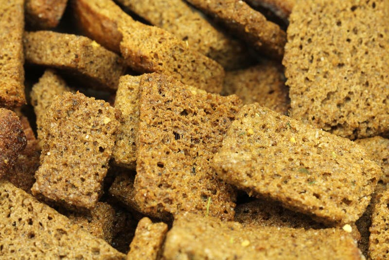 Roasted Rye Rusks Background Stock Image - Image of tasty, snack: 72090933