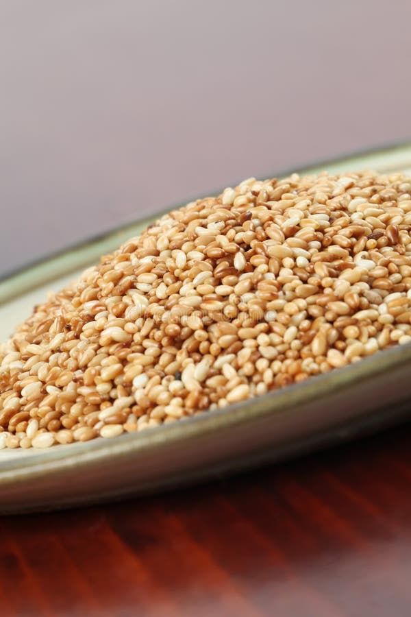 Roasted sesame seeds stock image. Image of copy, green - 14781711