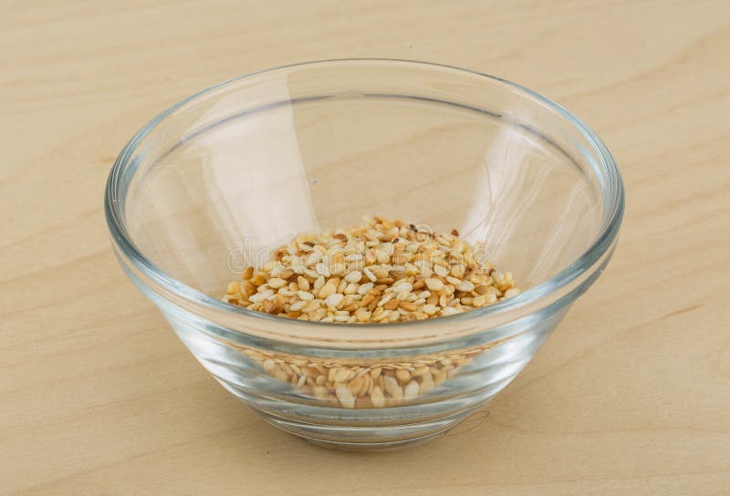 Roasted sesame seeds stock photo. Image of healthy, dried - 51248674