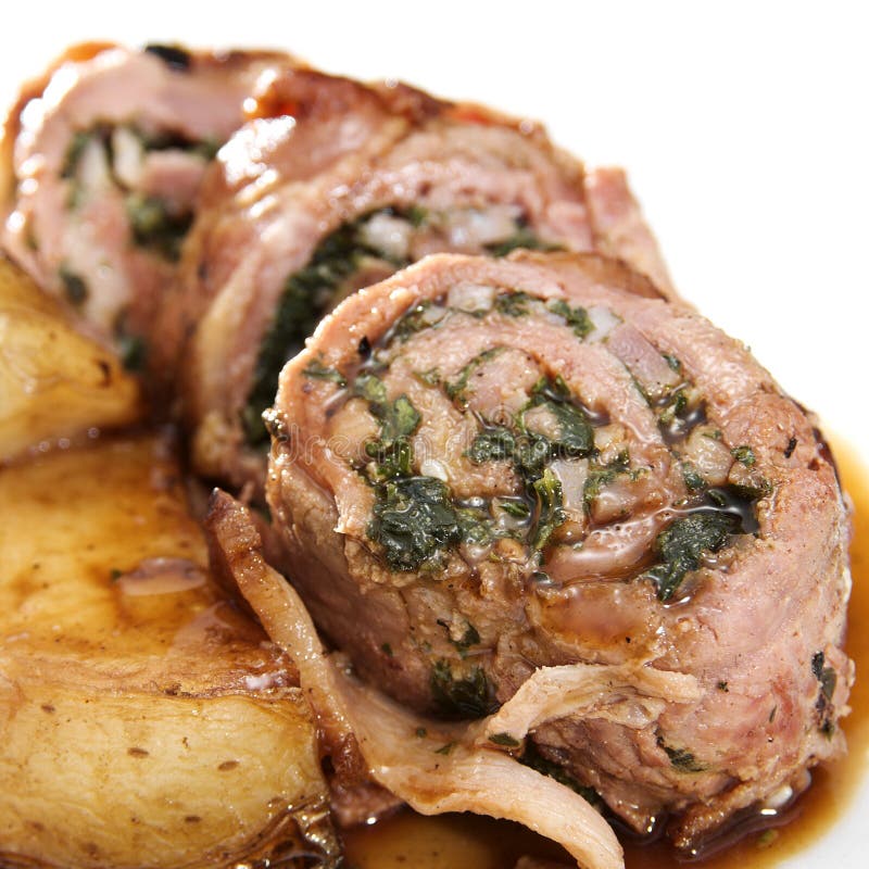 Roasted Stuffed Veal stock image. Image of culinary, meal - 13546237