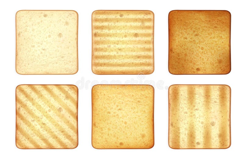 Gluten Different Bread Set Stock Illustrations – 75 Gluten Different ...