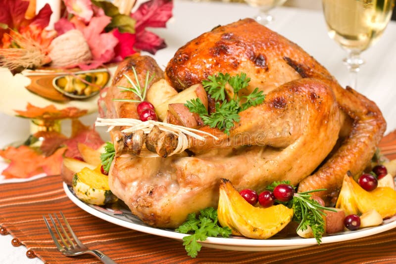 Roasted turkey stock image. Image of roast, poultry, meal - 4726333