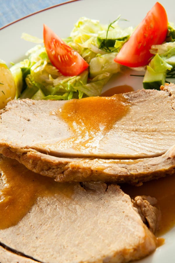 Roasted turkey fillet stock image. Image of fried, food - 16426429