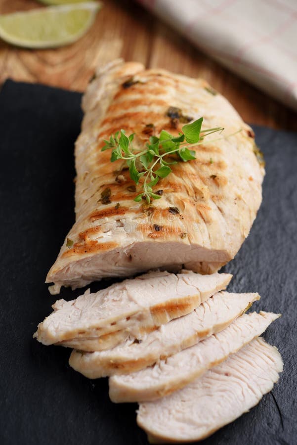 Roasted turkey meat stock photo. Image of studio, slices - 67088756