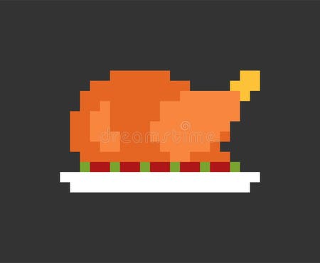 Turkey Pixel Art Stock Illustrations – 377 Turkey Pixel Art Stock ...
