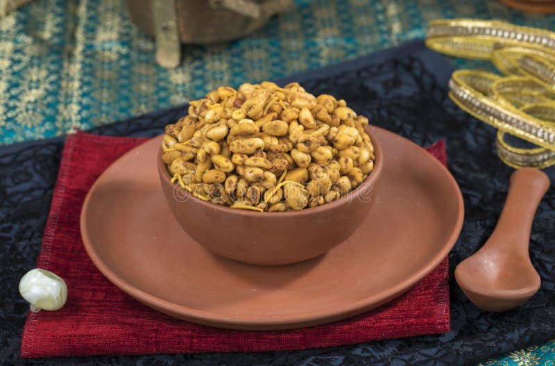 Roasted Wheat Namkeen stock photo. Image of crunchy - 129901328