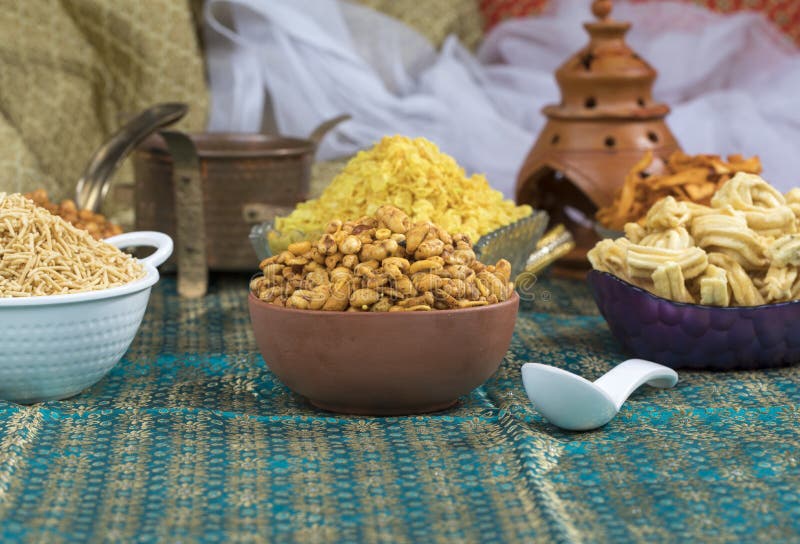 Roasted Wheat Namkeen stock photo. Image of farsan, falahari - 129904848