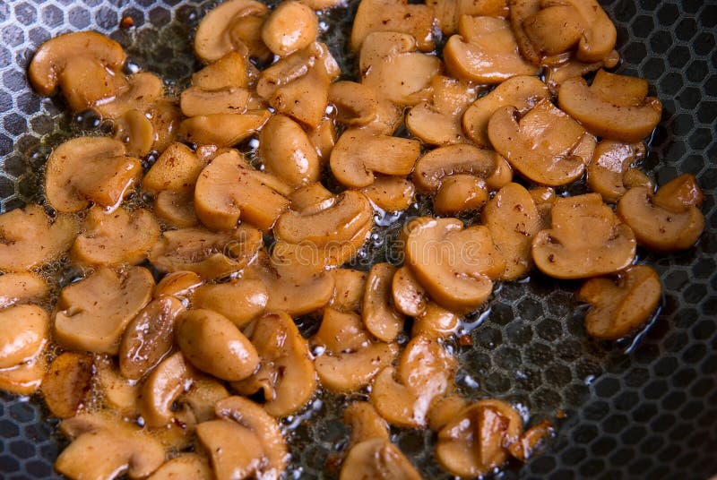 Stew Mushrooms with Chicken, Chinese Food Stock Photo - Image of ...