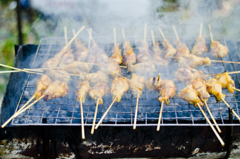 Chicken grill stock photo. Image of lunch, grill, chicken - 24055976