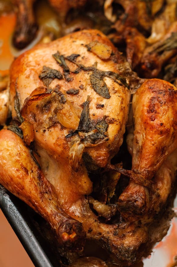 Roasting chicken stock image. Image of skin, butter, cooking - 26164359