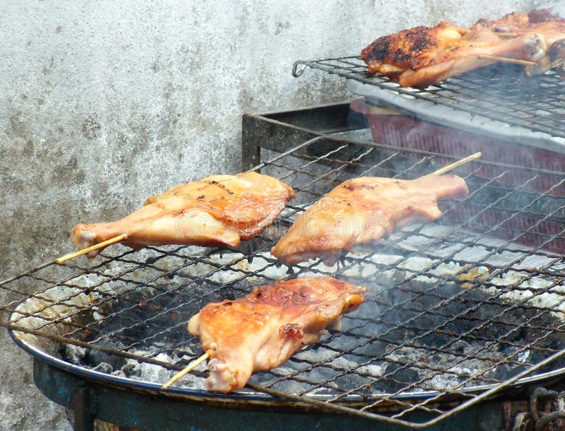 Roasting chicken stock image. Image of delicious, skin - 38917325