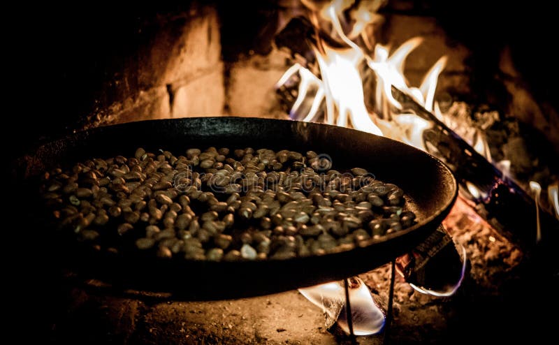 Cooking beans stock image. Image of beans, danube, fire - 123572819