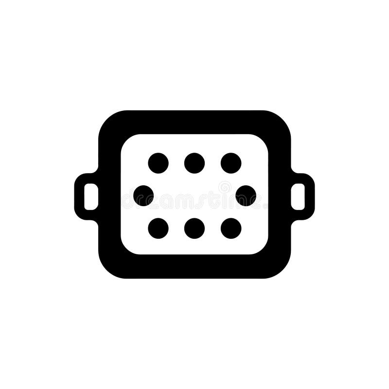 Roasting pan icon stock vector. Illustration of ovensafe - 306213431