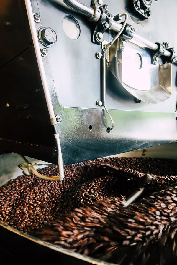 Roasting process of coffee stock photo. Image of freshness - 230733562