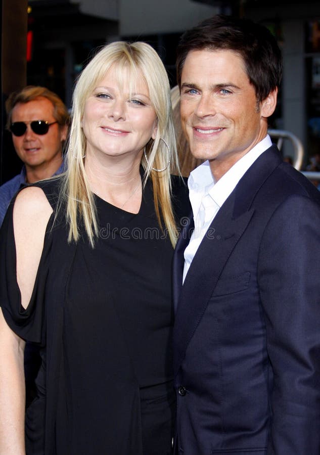 Rob Lowe & Sheryl Berkoff & John Lowe & Matthew Lowe Imagen editorial ...