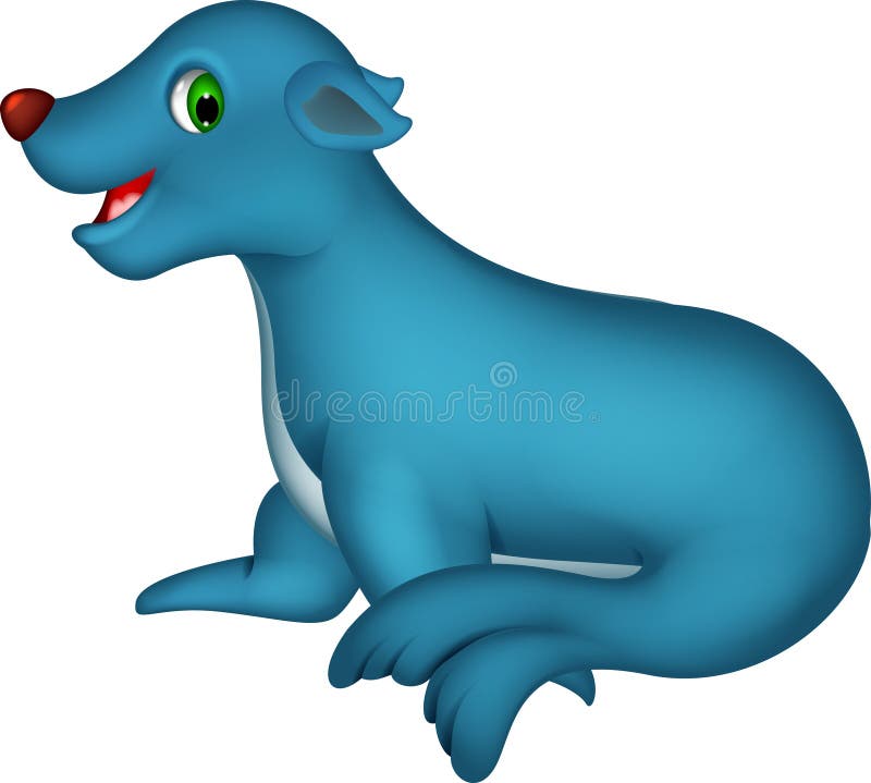 Robbenkarikatur Stock Illustrationen, Vektoren, & Kliparts - 68 Stock ...
