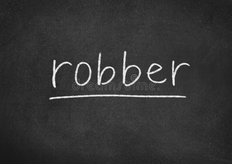 Robber stock image. Image of chalk, abstract, education - 165975611