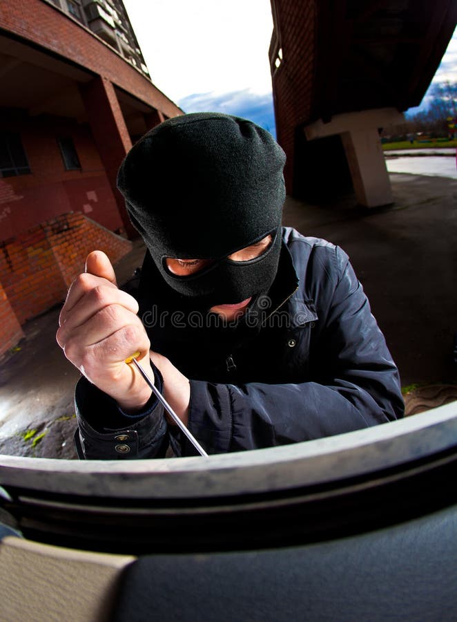 Robber in a mask stock photo. Image of criminal, negativity - 20720920