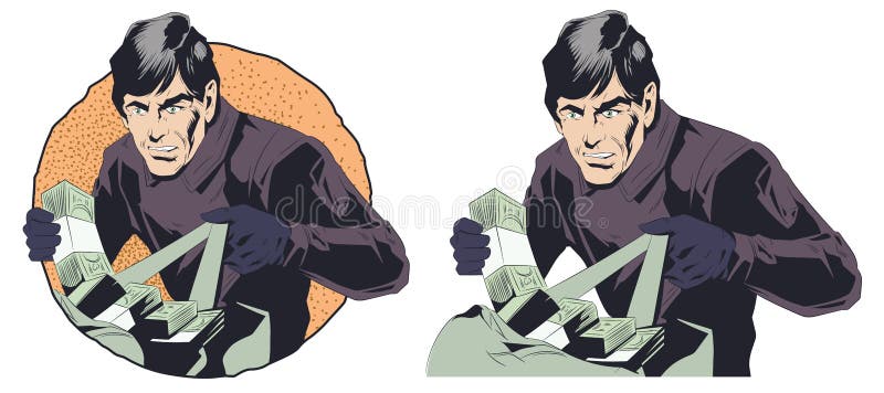 Comic Bank Robber Stock Illustrations – 96 Comic Bank Robber Stock ...