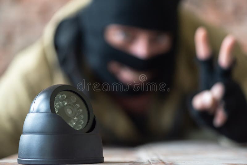 Robber stock photo. Image of cctv, black, peace, gesture - 223016052