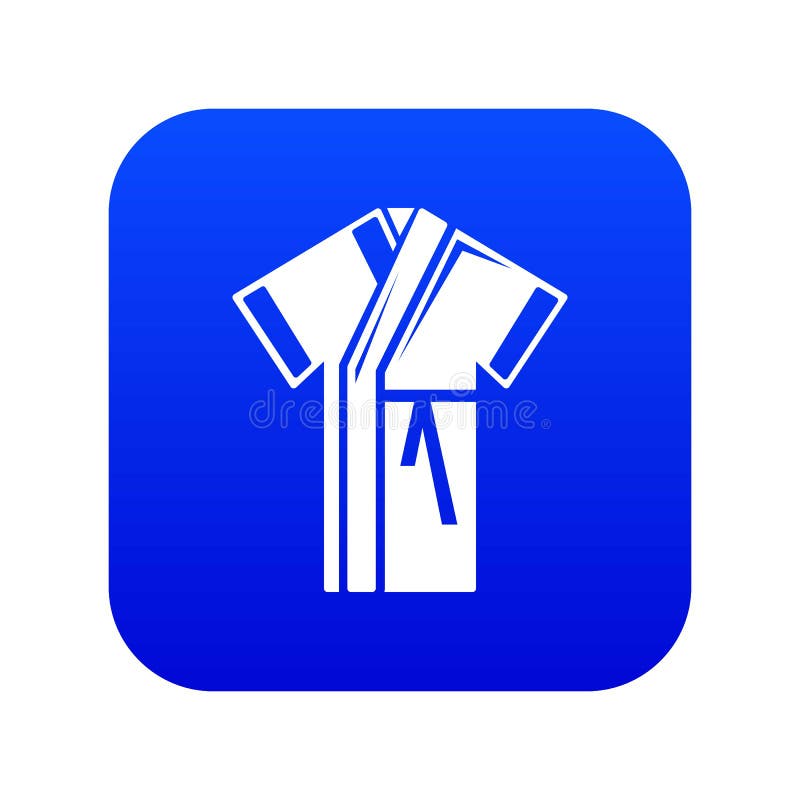 Robe icon blue vector stock vector. Illustration of folded - 143328857