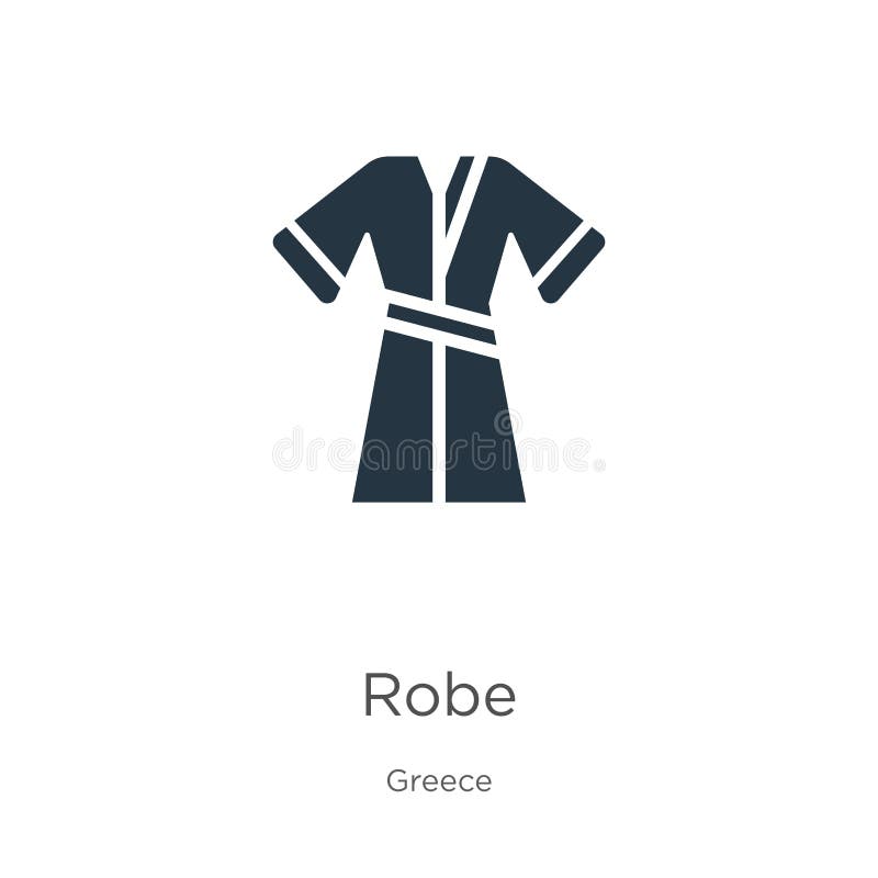 Robe Icon Vector. Trendy Flat Robe Icon from Greece Collection Isolated ...