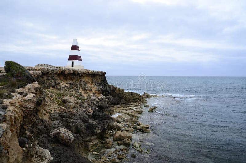Robe Obelisk stock image. Image of seaside, daytime, cove - 54336281