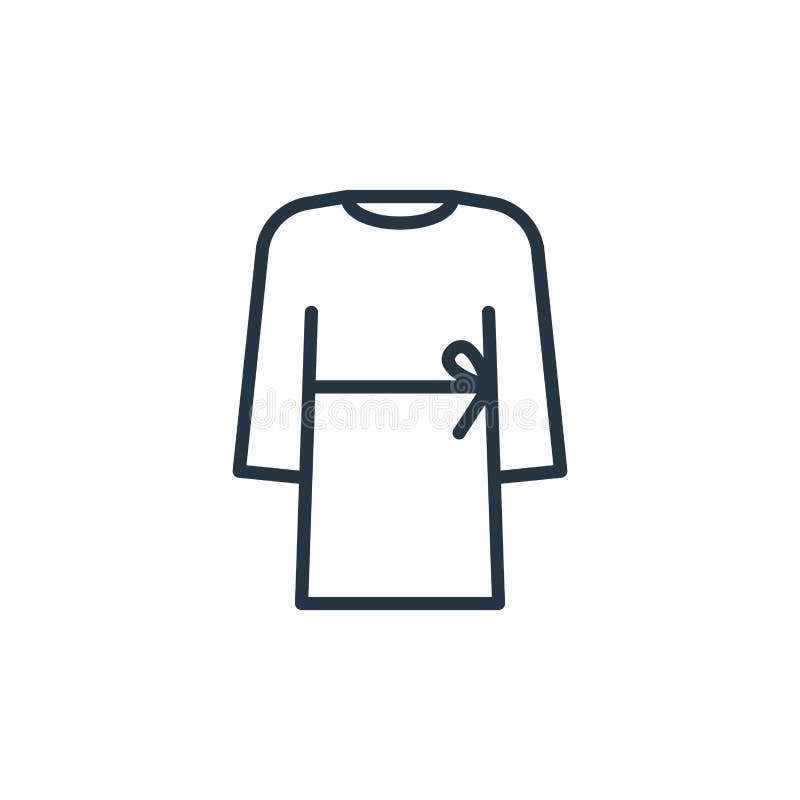 Robe Outline Stock Illustrations – 3,486 Robe Outline Stock ...