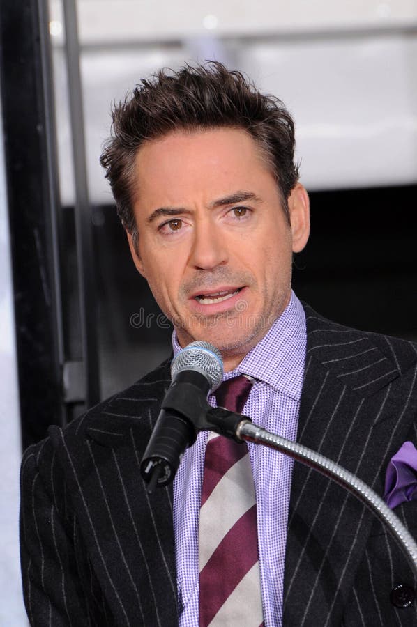 Robert Downey Jr editorial photography. Image of ceremony - 26356722