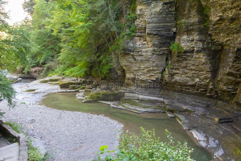 Views at Robert H Treman State Park, New York Stock Photo - Image of ...