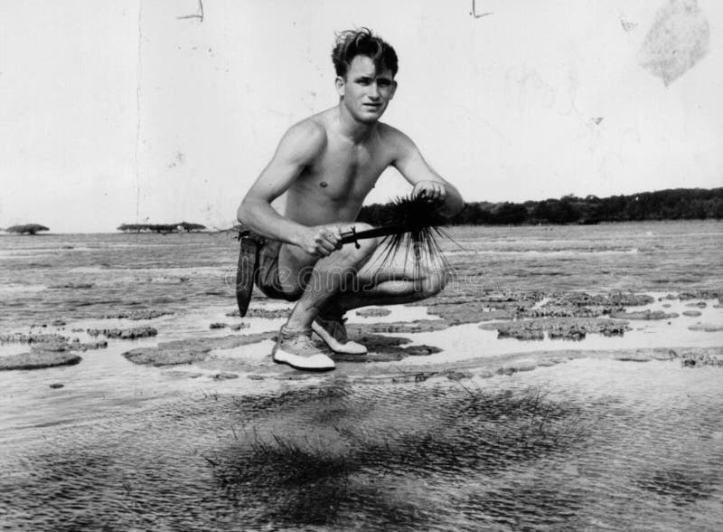 Robert Endean On The Great Barrier Reef, 1954 Picture. Image: 222373536