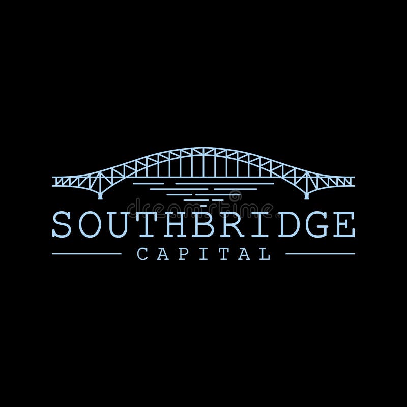 Robert Moses Bridge Outline Logo Stock Illustration - Illustration of ...