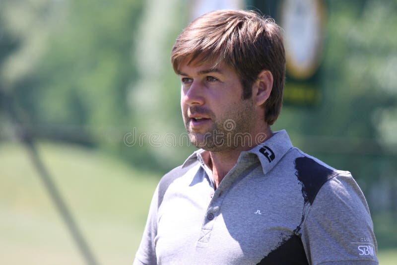 Robert Rock at Golf French Open 2010 Editorial Image - Image of ...