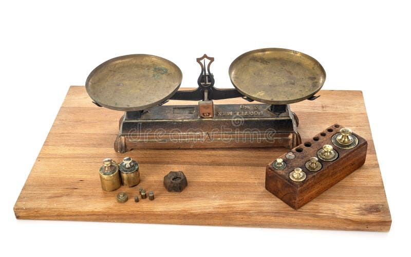 Roberval Balance with Weight Stock Photo - Image of brass, asia: 231505572