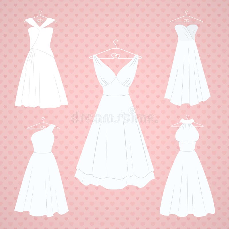 Icônes De Vecteur Des Robes Illustration de Vecteur - Illustration du ...