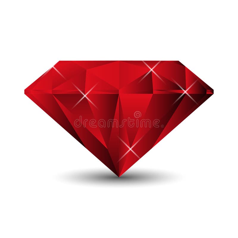 Robijn Op Een Witte Achtergrond Vector Illustratie - Illustration of ...